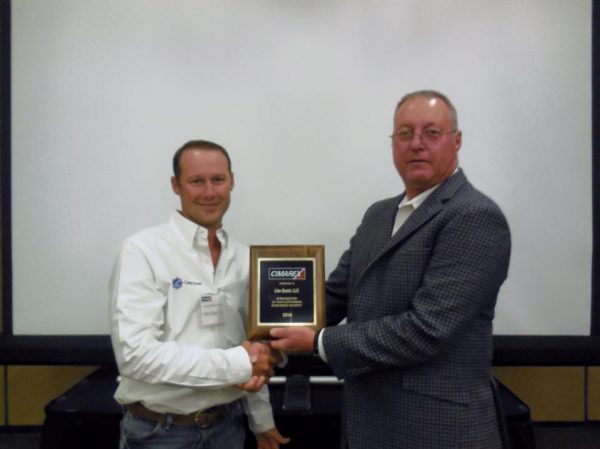 2016 Safety Achievement Award by Cimarex – LineQuest LLC